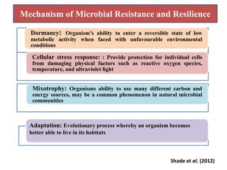 Soil biota their resistance and resilience | PPT