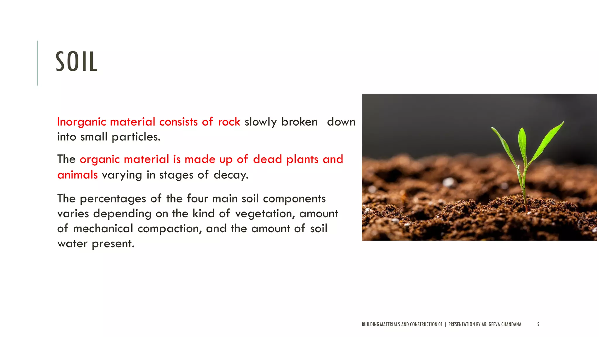 Soil - Building Materials and Construction | PDF