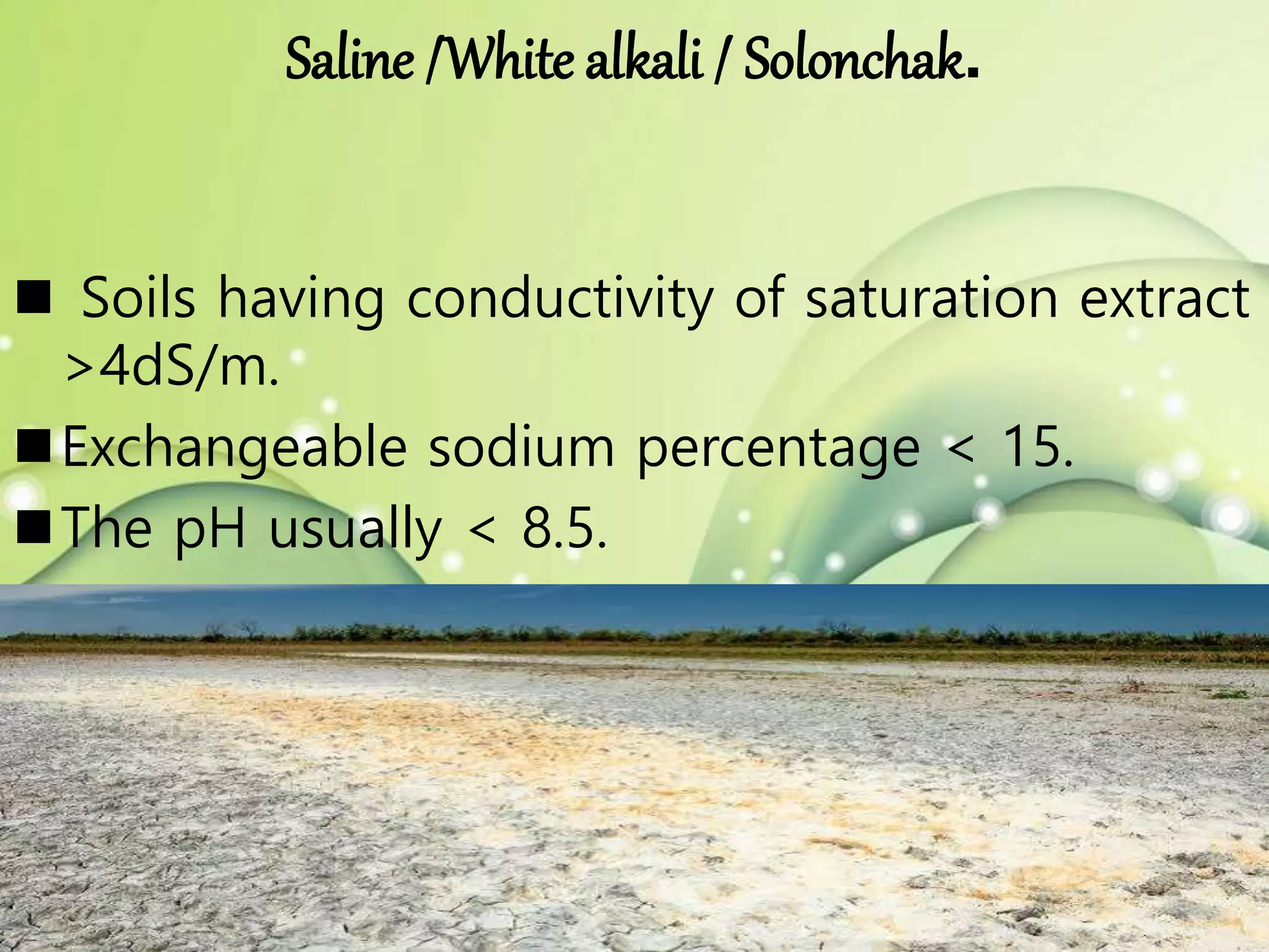 INTEGRATED APPROACH FOR MANAGEMENT OF SALINE AND SODIC SOILS BY SUPRIYA ...