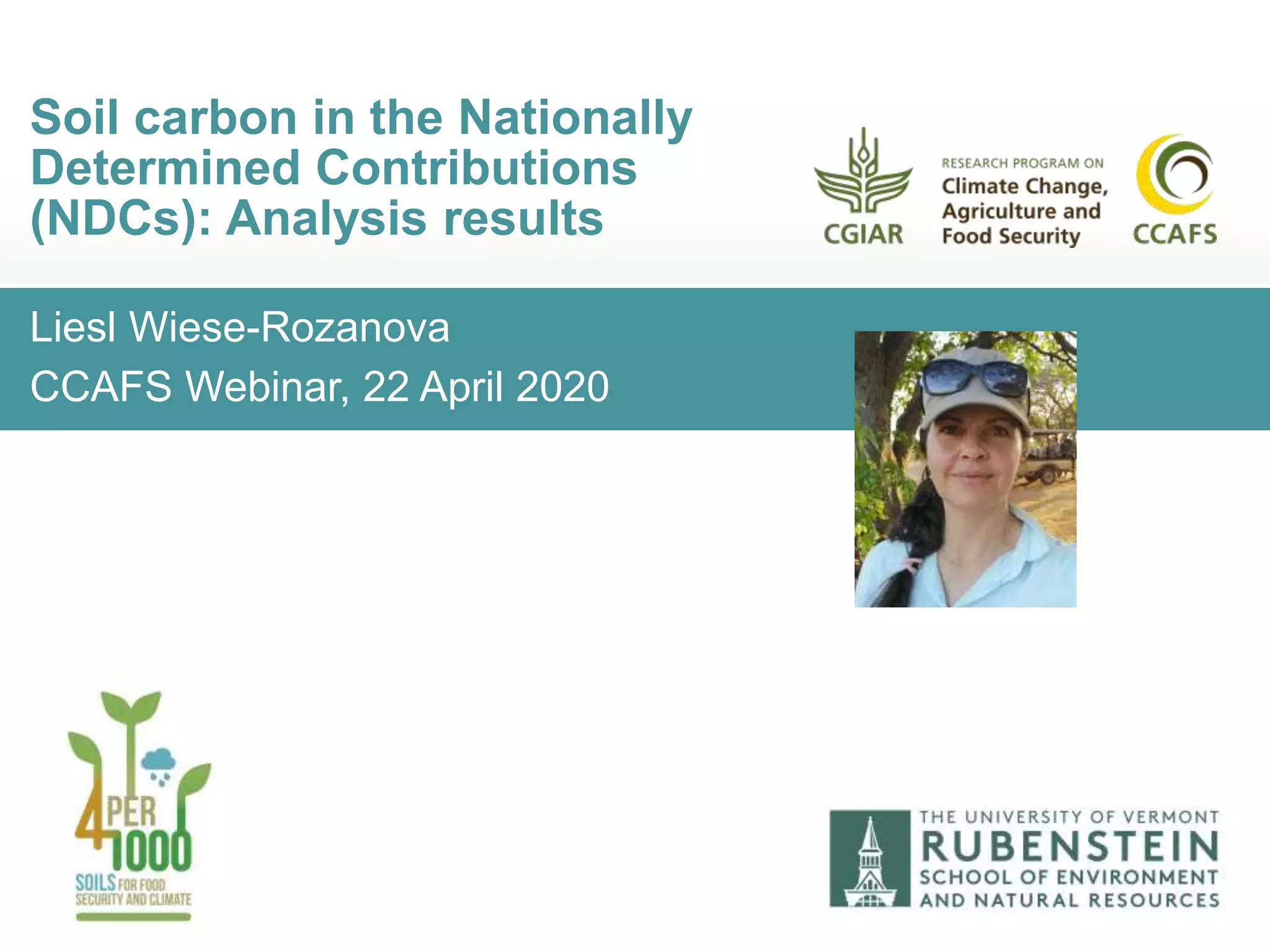 Soil carbon in the NDCs: Analysis results | SOC in NDCs webinar 2020 | PPTX