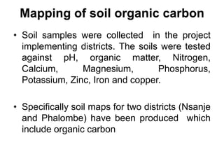 Progress on Malawi Soil Organic Carbon map | PPTX