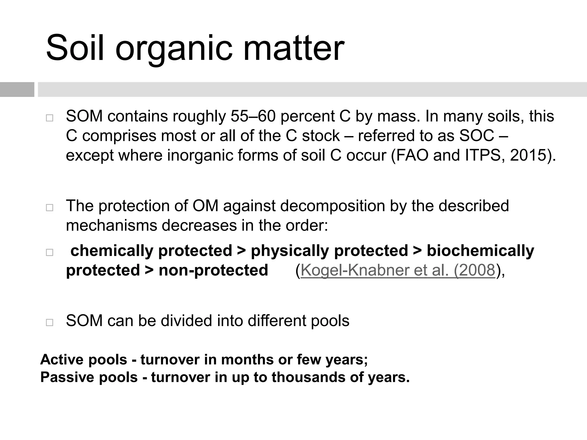 Soil carbon saturation | PPTX