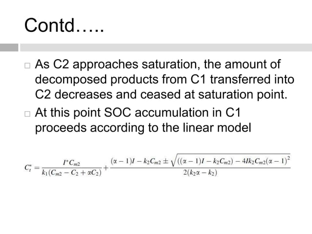 Soil carbon saturation | PPTX