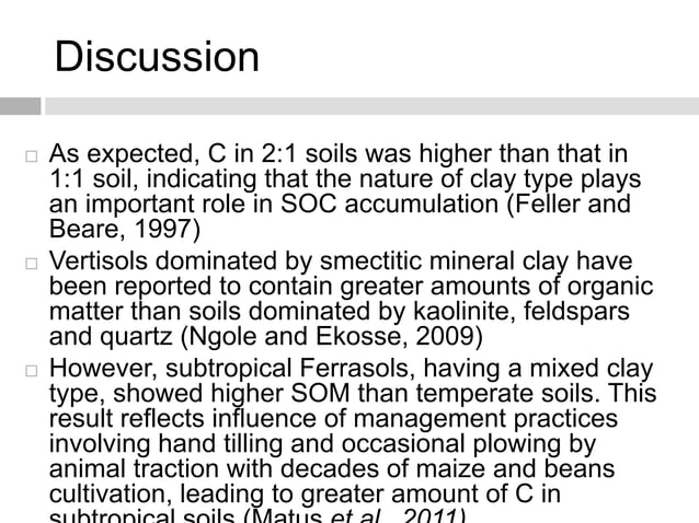 Soil carbon saturation | PPTX