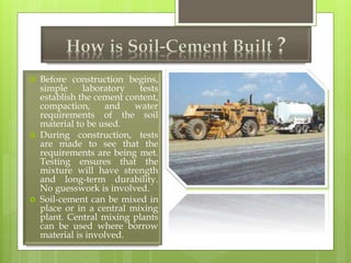 Soil cement | PPTX