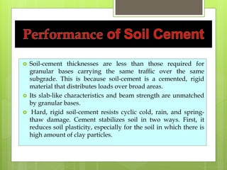 Soil cement | PPTX