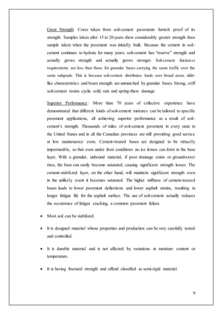 Overview of Soil Stabilization :Cement / Lime:Report | DOCX