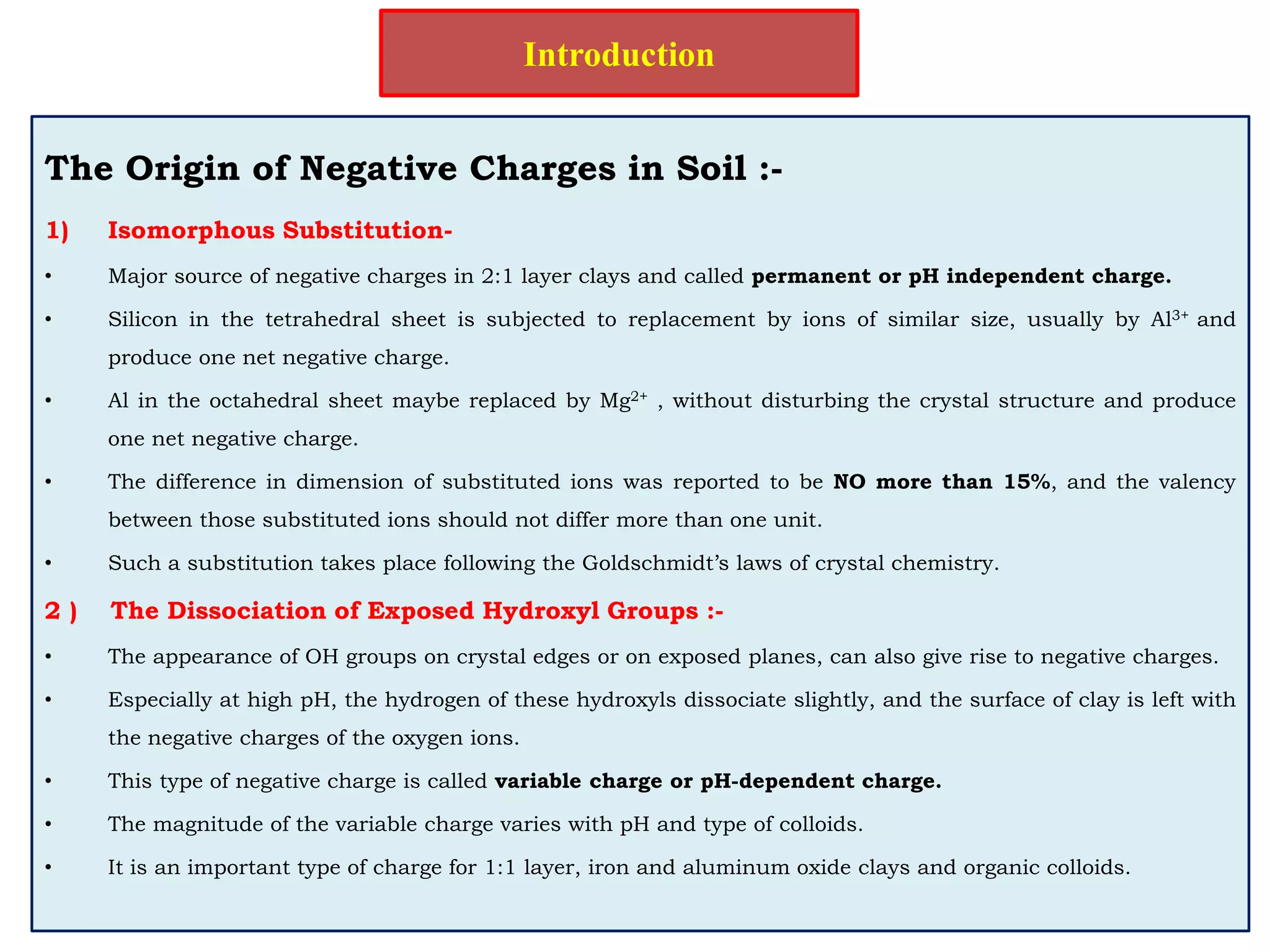 Five Scientists Who Have Contributed on Charge Development of Soil ...