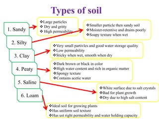 Nature of soil formation and types | PPTX