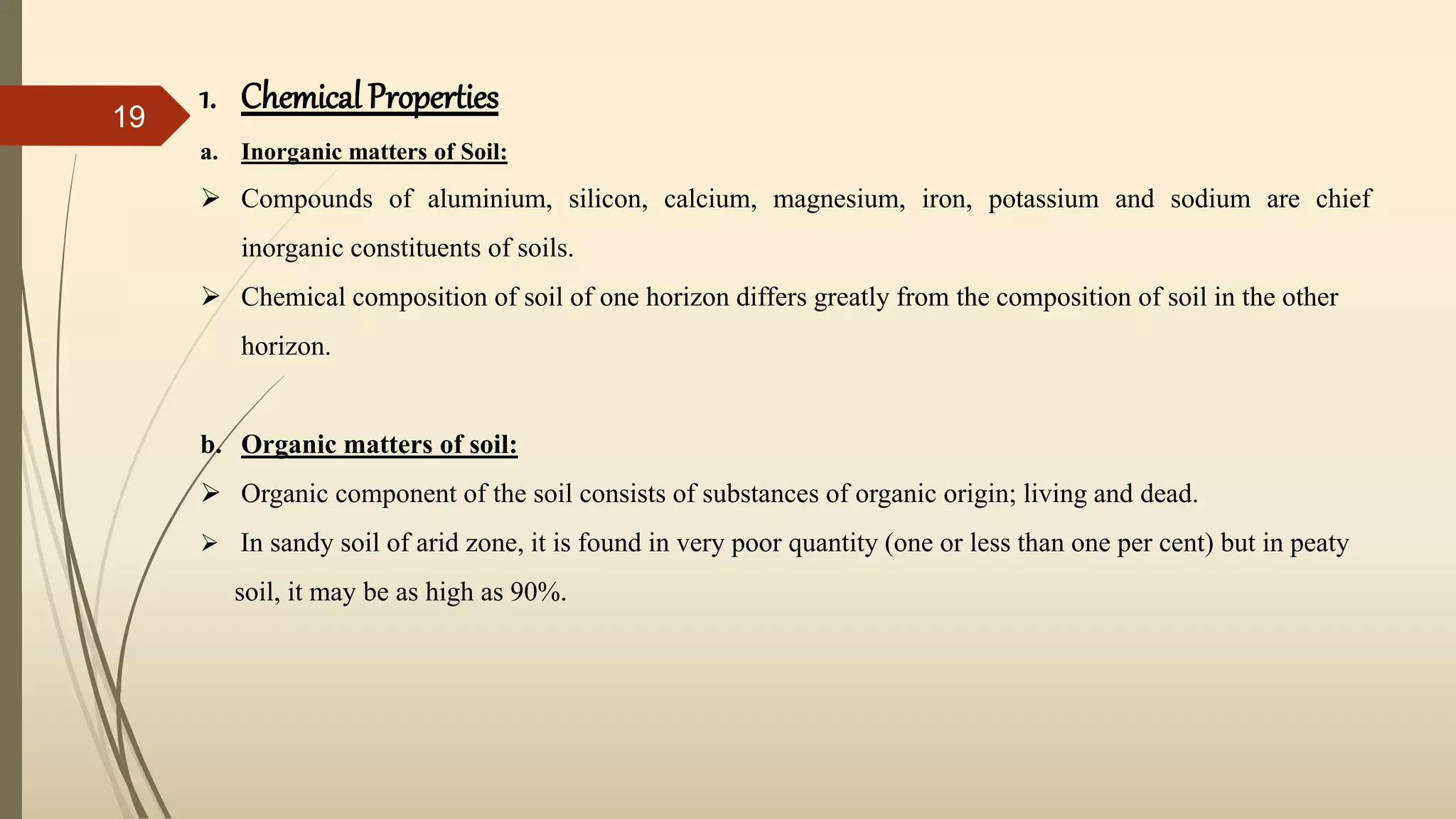 Soil chemistry and soil type | PPTX