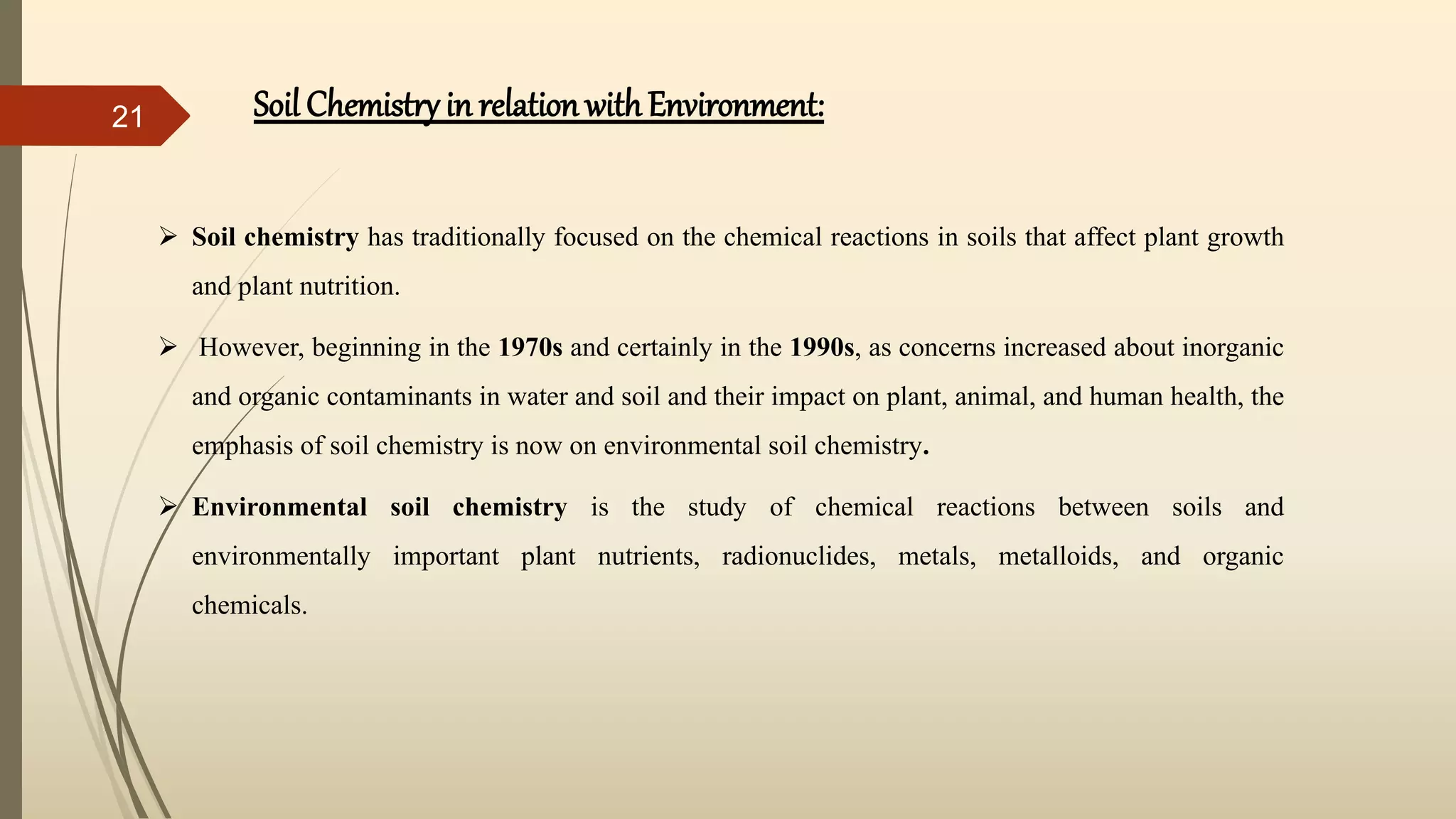 Soil chemistry and soil type | PPTX