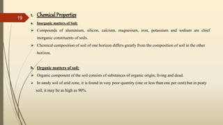 Soil chemistry and soil type | PPTX