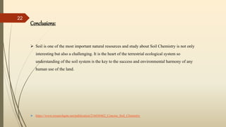 Soil chemistry and soil type | PPTX