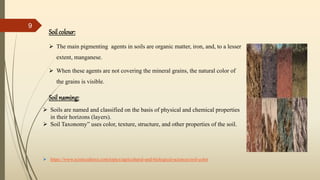 Soil chemistry and soil type | PPTX