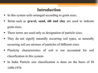 SOIL CLASSIFCATION & SYSTEMS Is Standards | PDF
