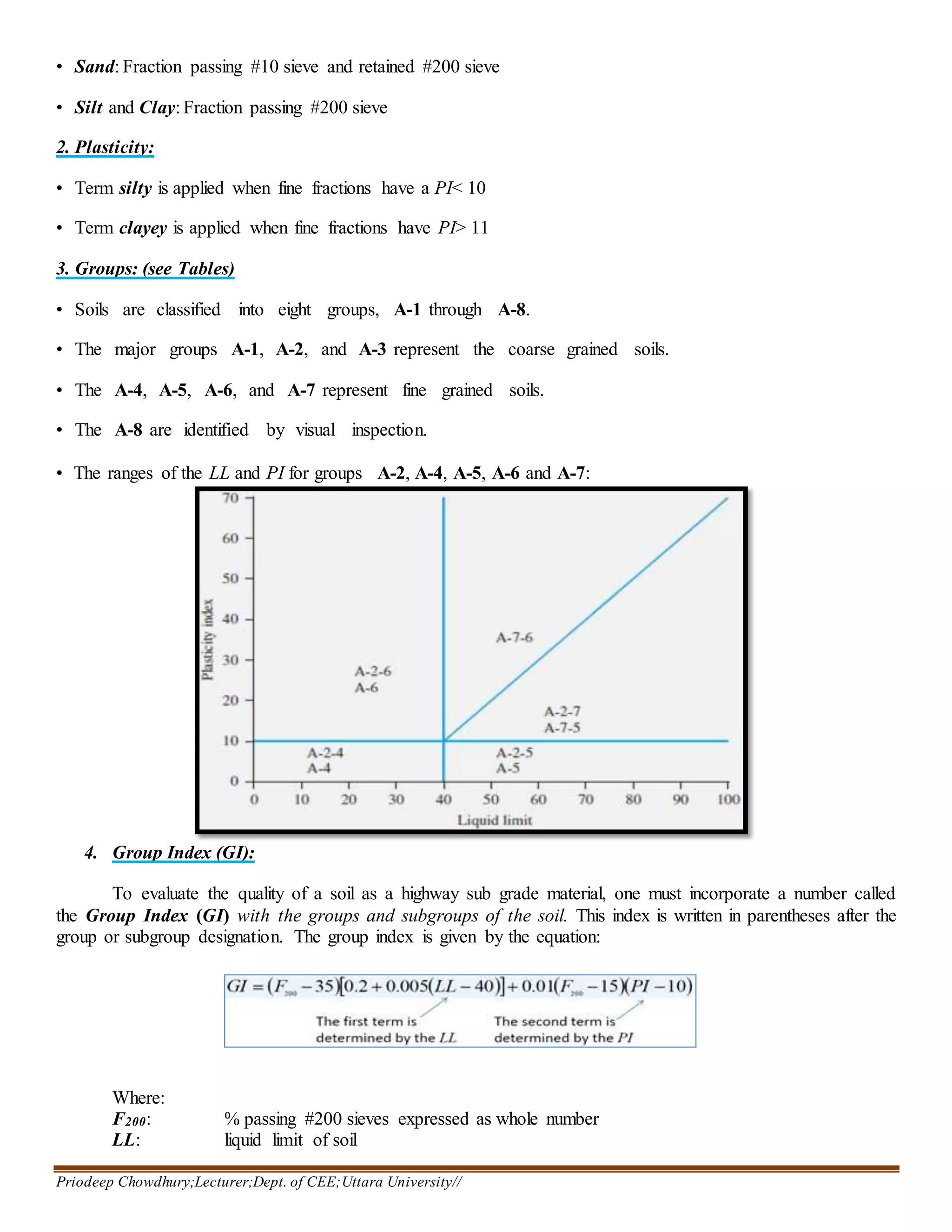 Geotechnical Engineering : Soil classification | DOCX