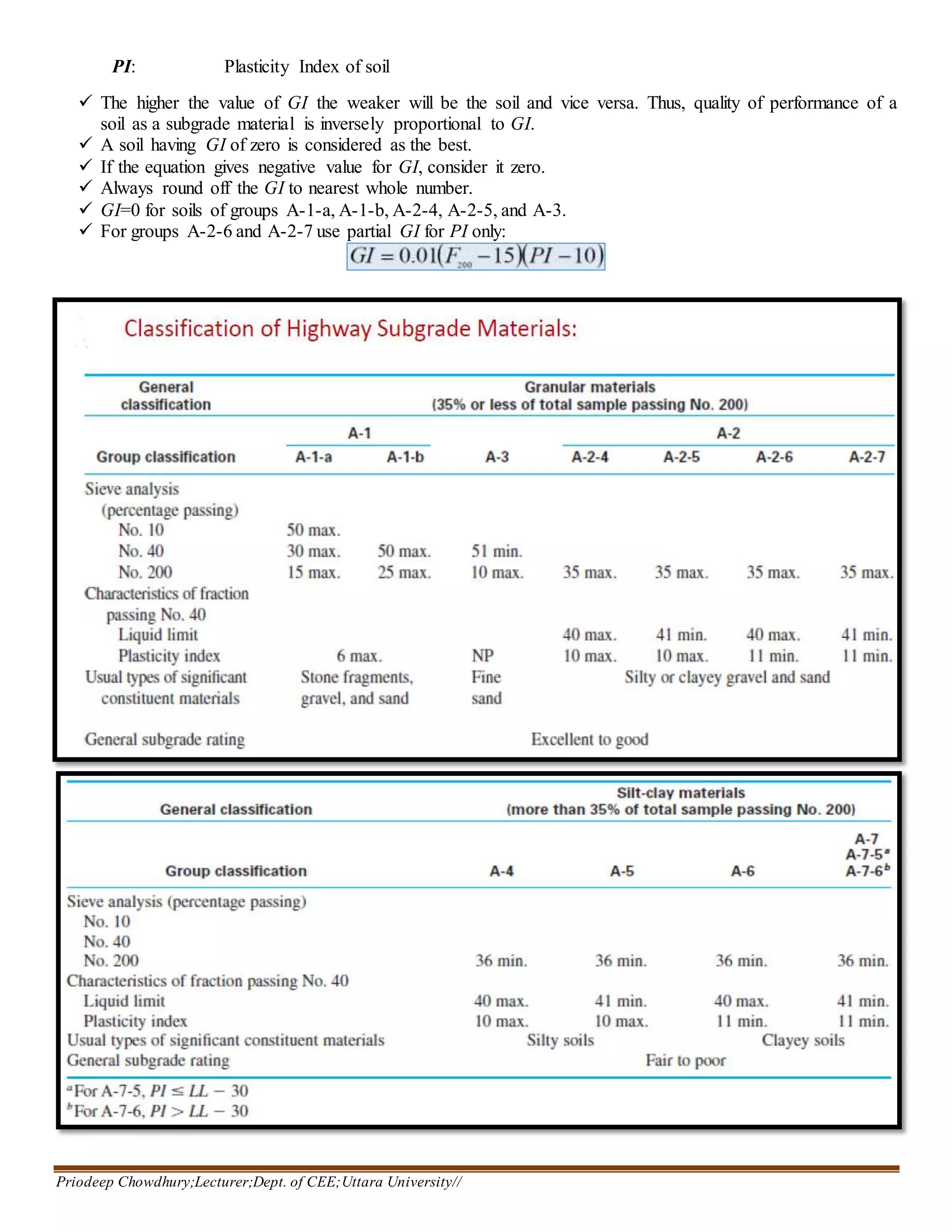 Geotechnical Engineering : Soil classification | PDF