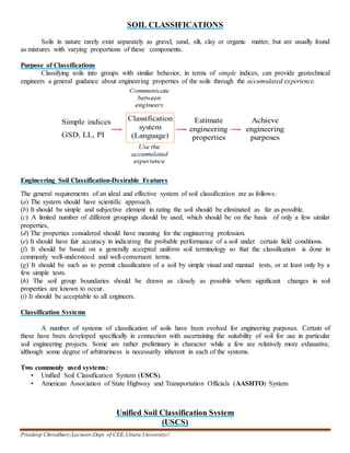Geotechnical Engineering : Soil classification | DOCX