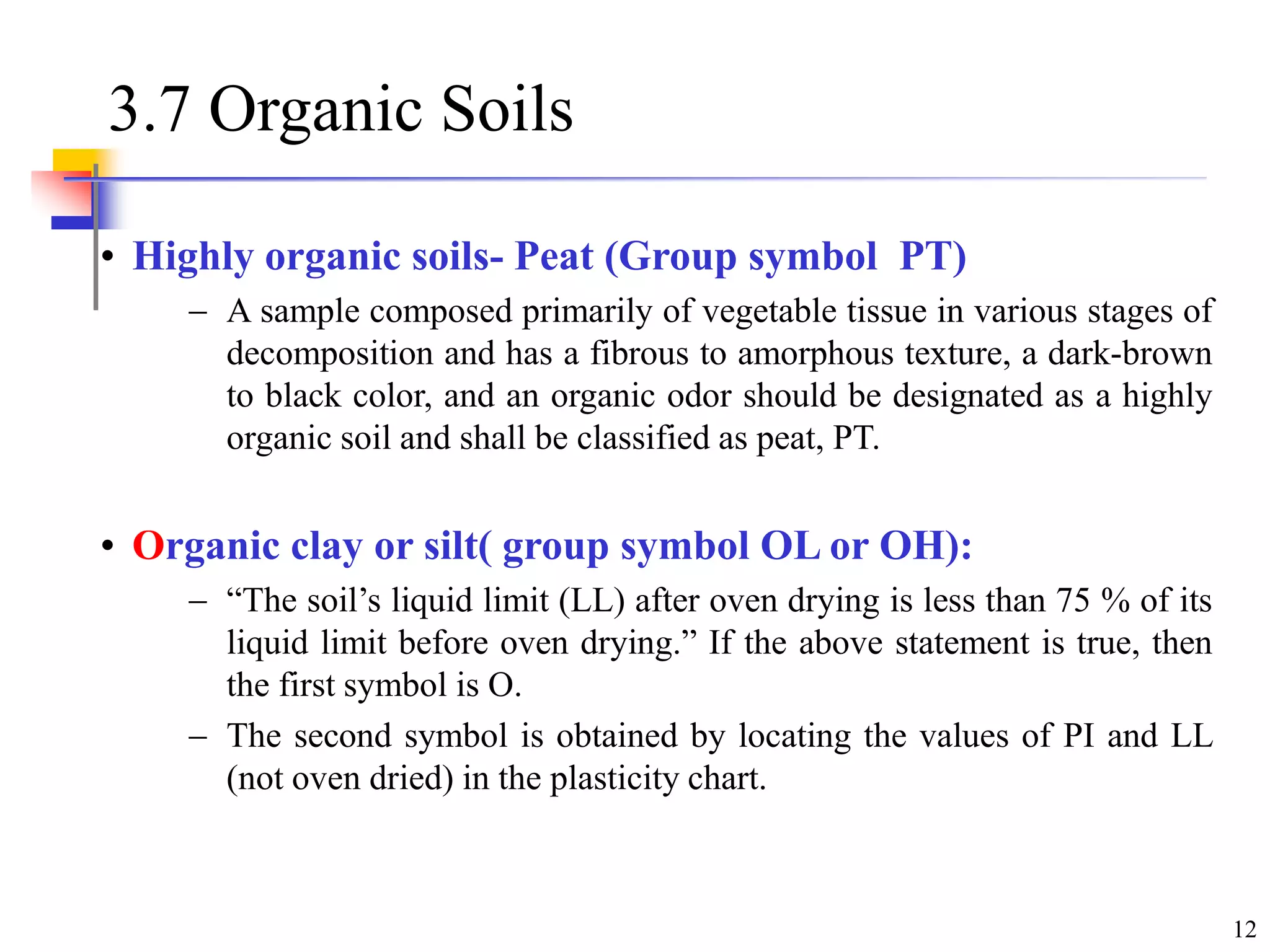 Soil classification | PPTX