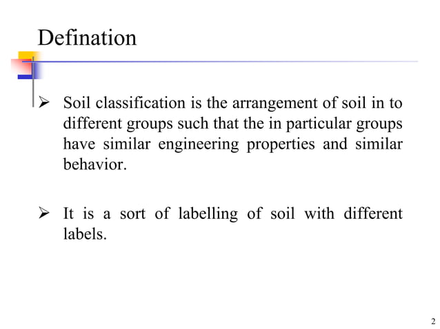 Soil Classification.ppt | Geology | Science