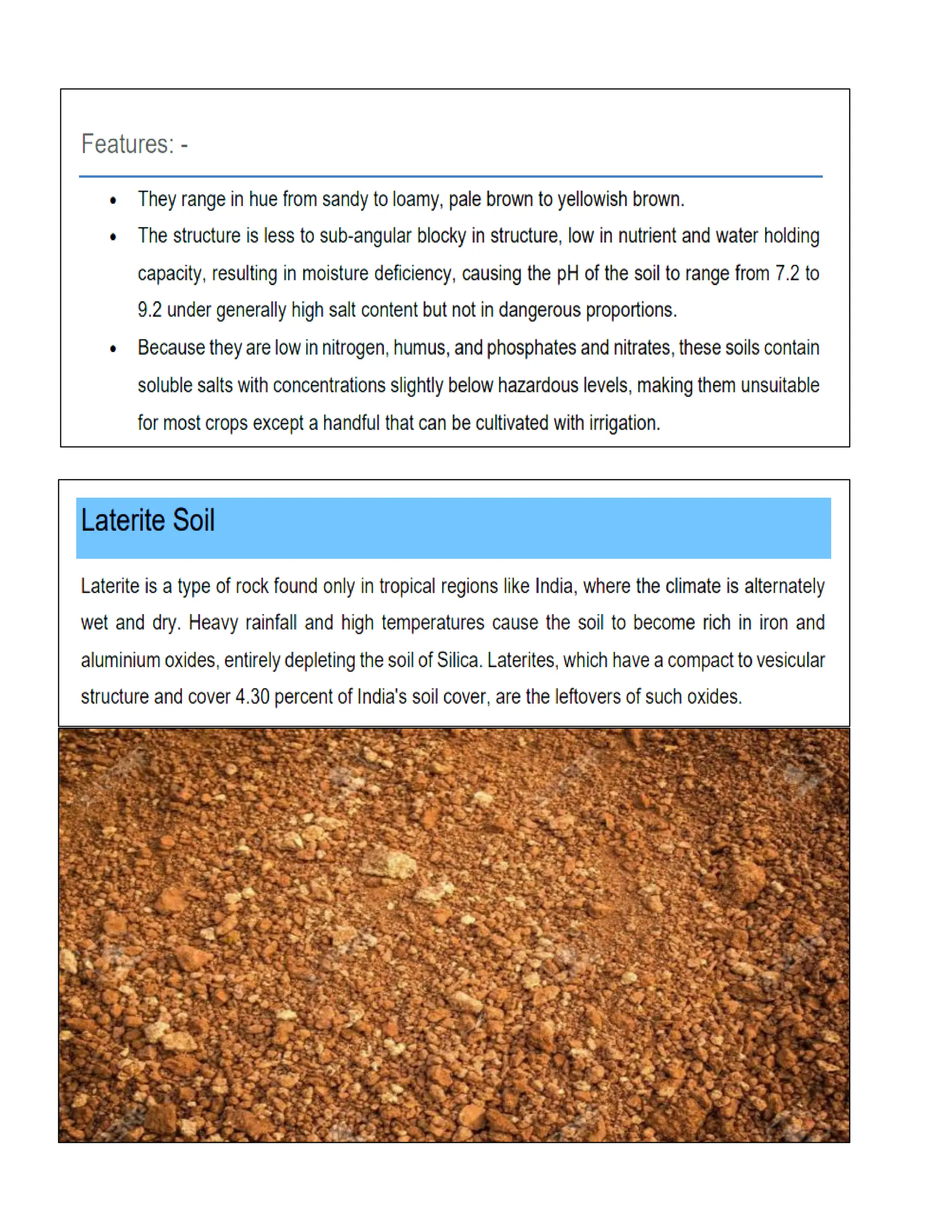 soil classification of different region in india | PDF