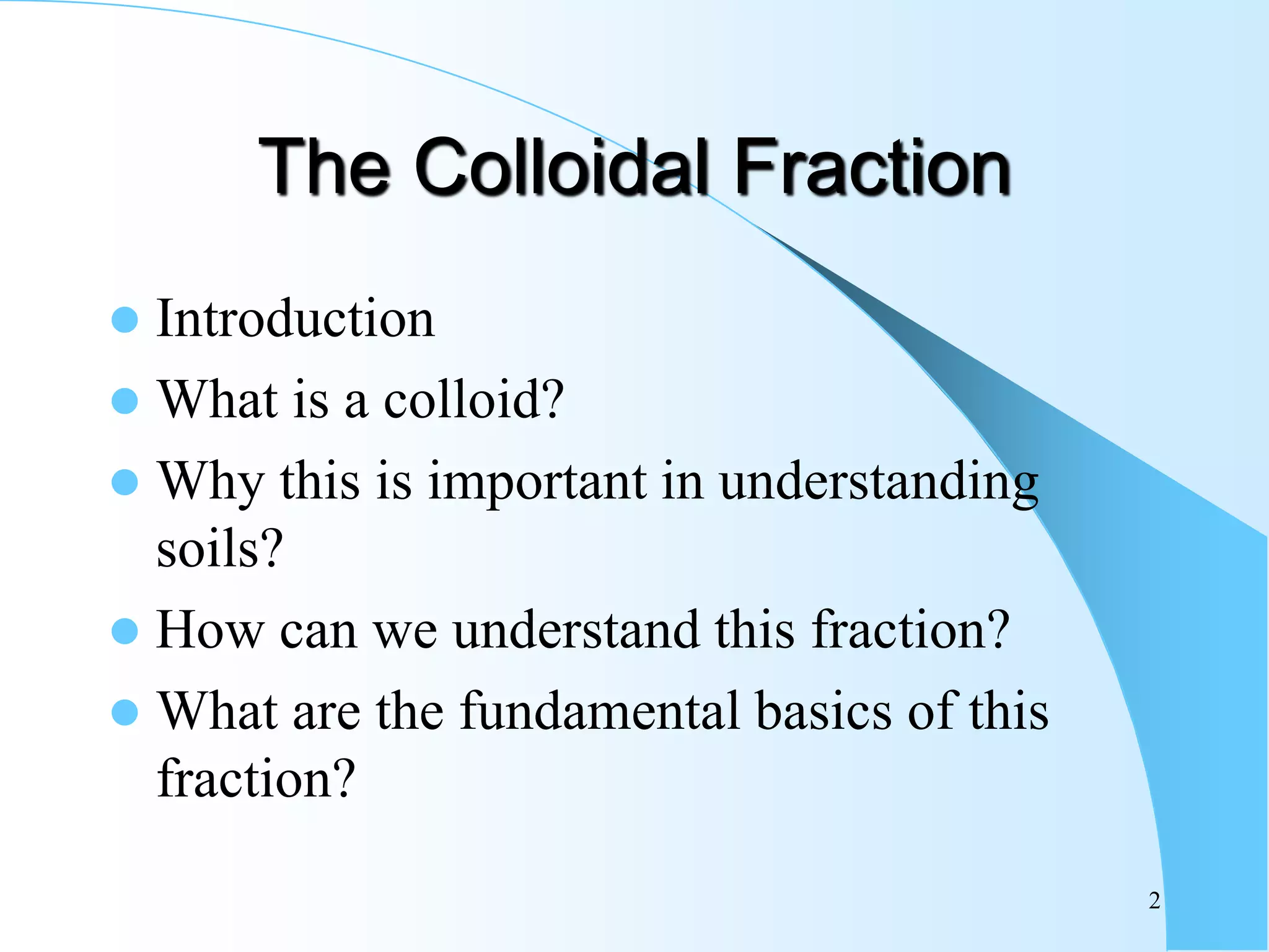 Soil colloidal chemistry | PDF