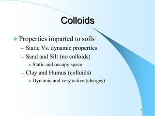 Soil colloidal chemistry | PDF