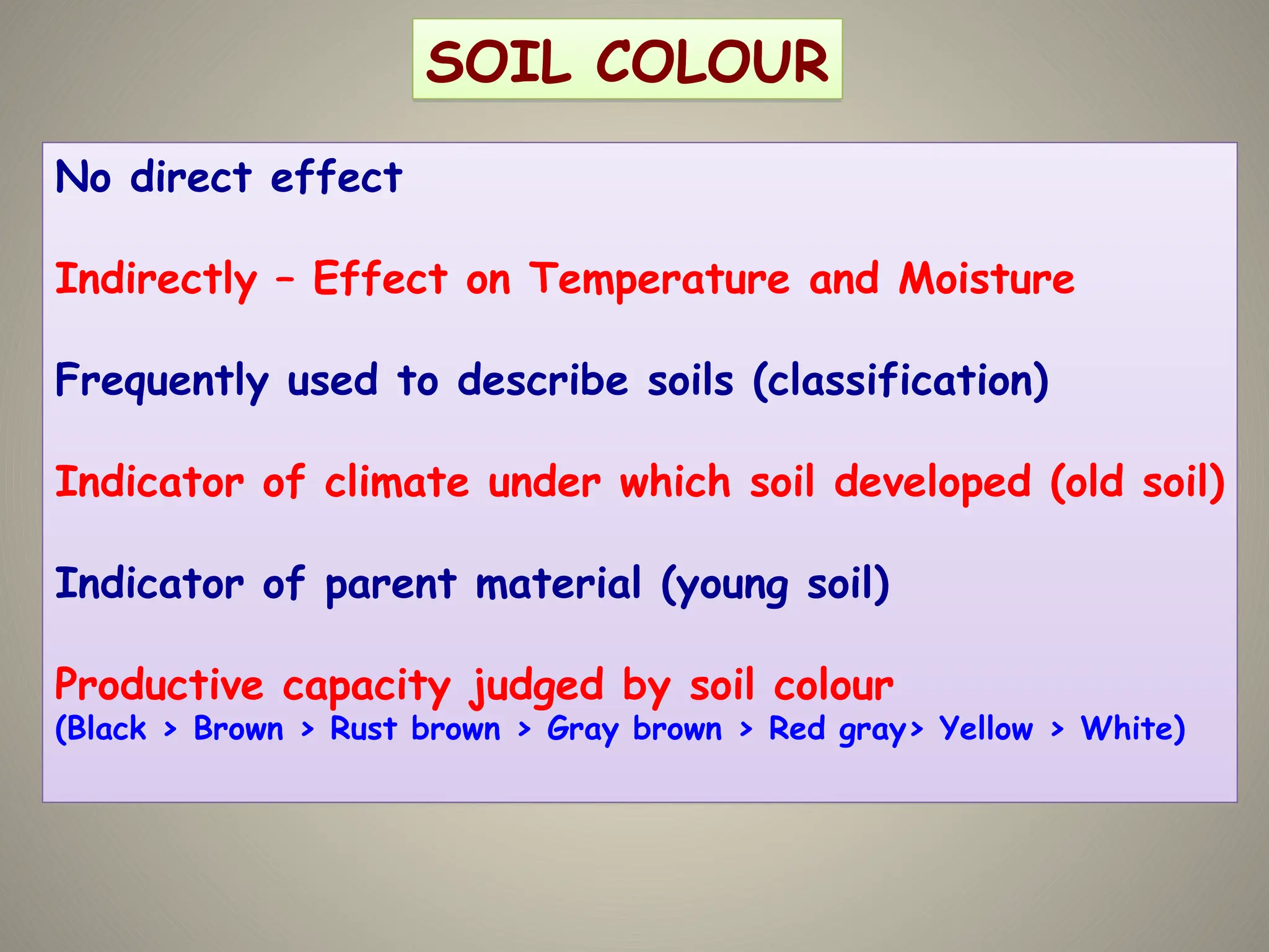 soil colour.pptx powerpoint presentation | PPTX