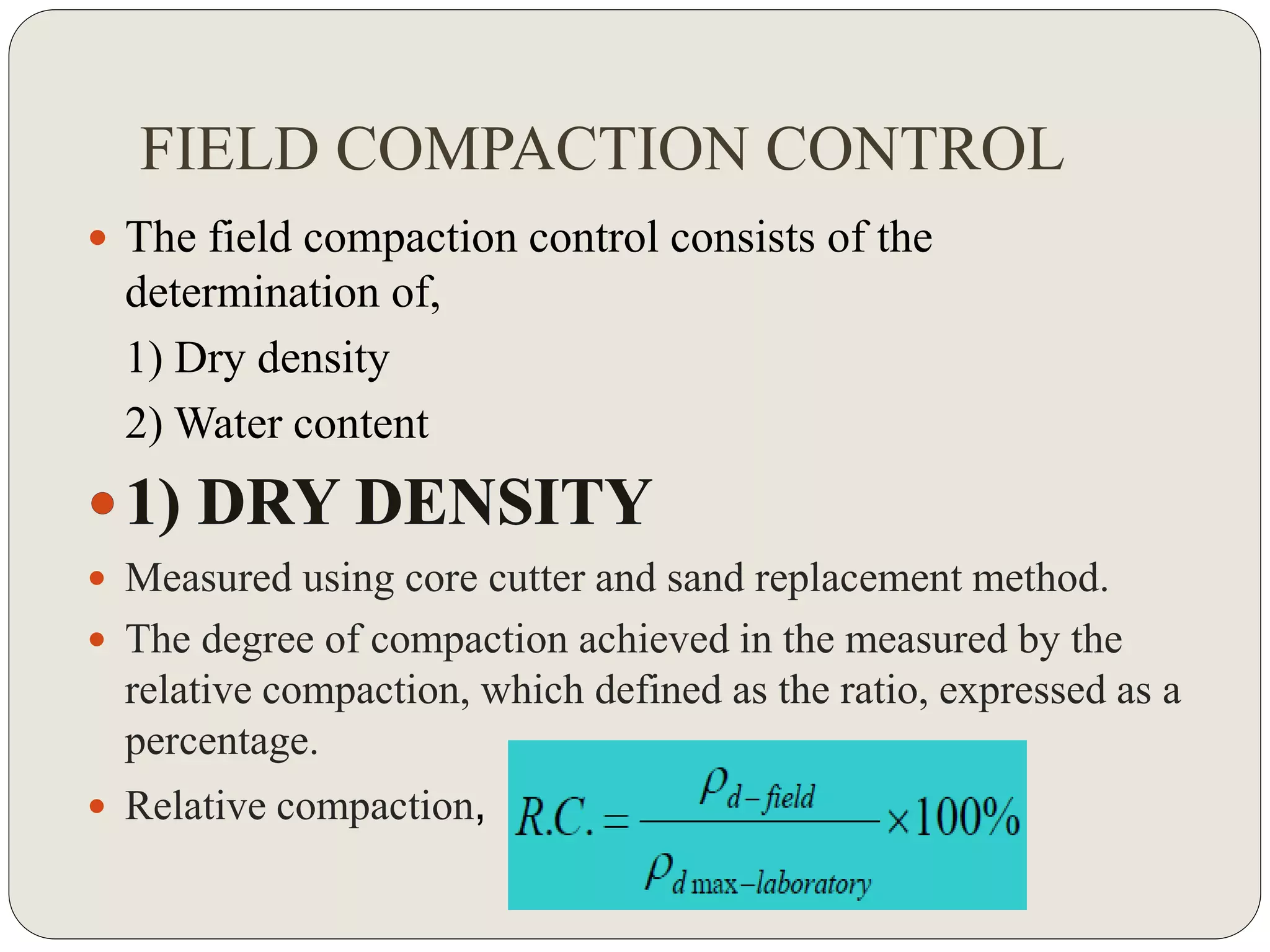 Soil compaction | PPTX