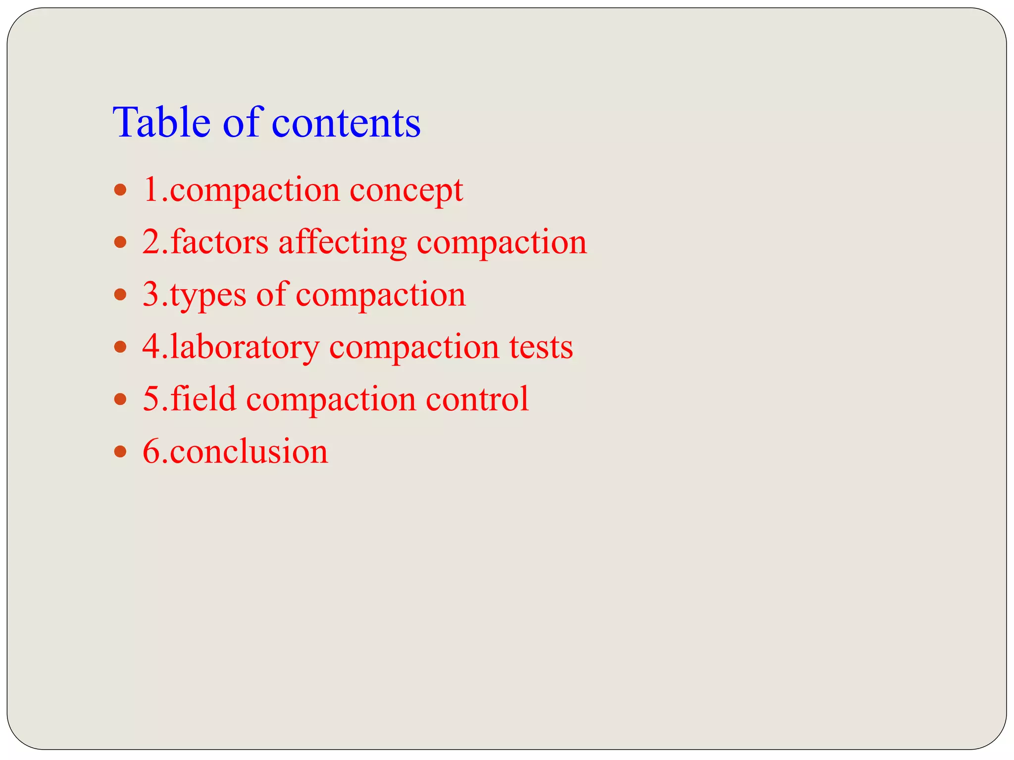 Soil compaction | PPTX