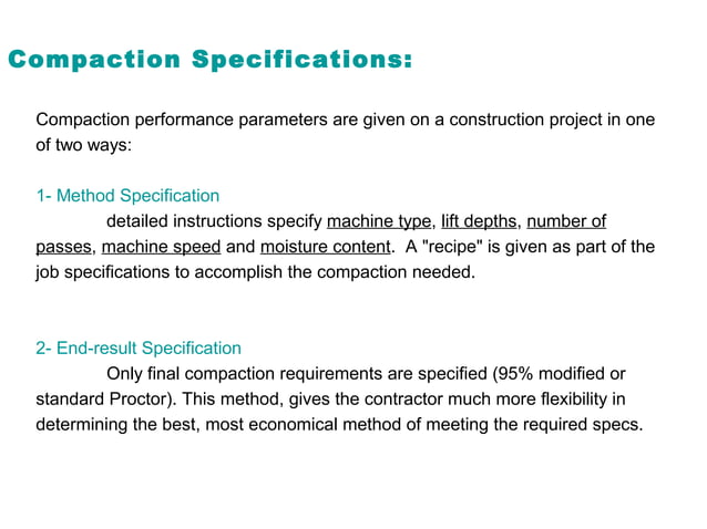 Soil Compaction - Civil Engineering | PPT
