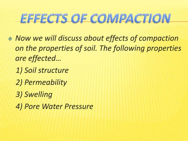 Soil compaction and effects on soil properties | PPTX | Gardening | Home & Garden