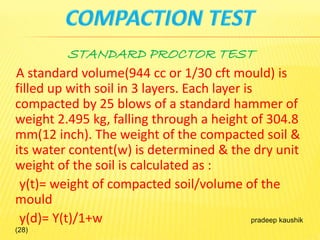 Soil compaction | PPTX