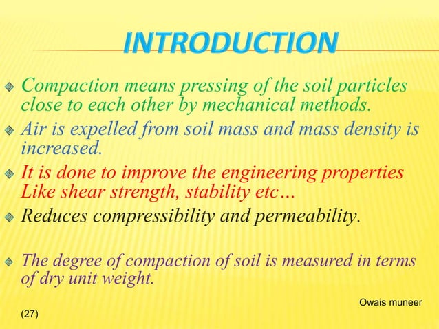 Soil compaction (group 4) | PPT