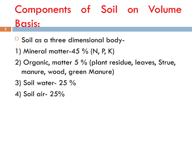 Soil definition -Components ofthe soil .ppt