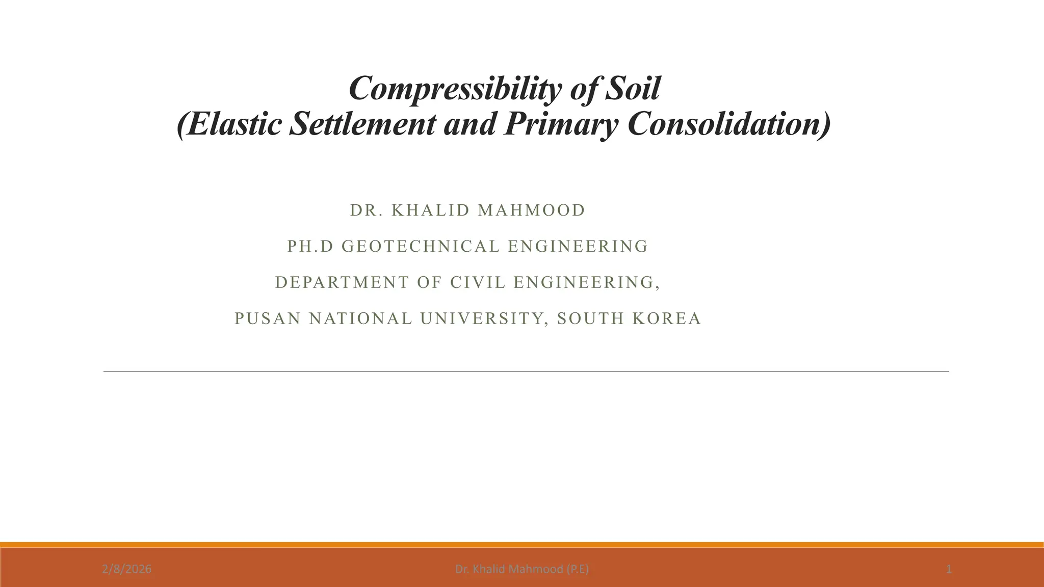 Soil Compressibility (Elastic Settlement).pdf