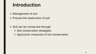 Soil conservation | PPTX