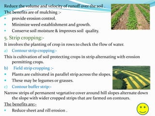Soil conservation (IGKV RAIPUR, C.G.) | PPT