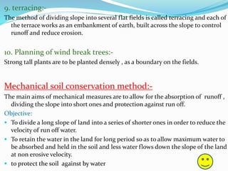 Soil conservation (IGKV RAIPUR, C.G.) | PPT