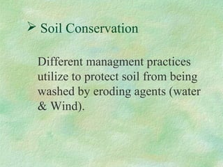 Soil Conservation | PPT