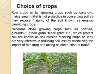 Soil conservation problems and their management | PPTX