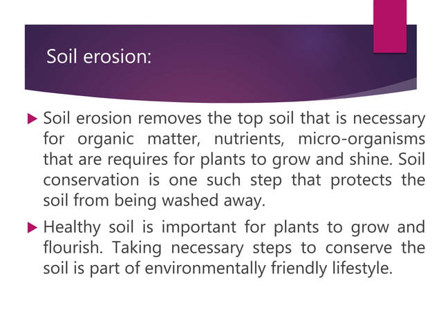 Soil conservation techniques | PPTX