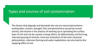 Soil contamination | PPTX