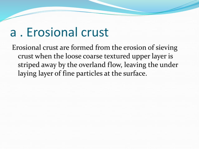 Soil crusting and sealing | PPTX | Gardening | Home & Garden