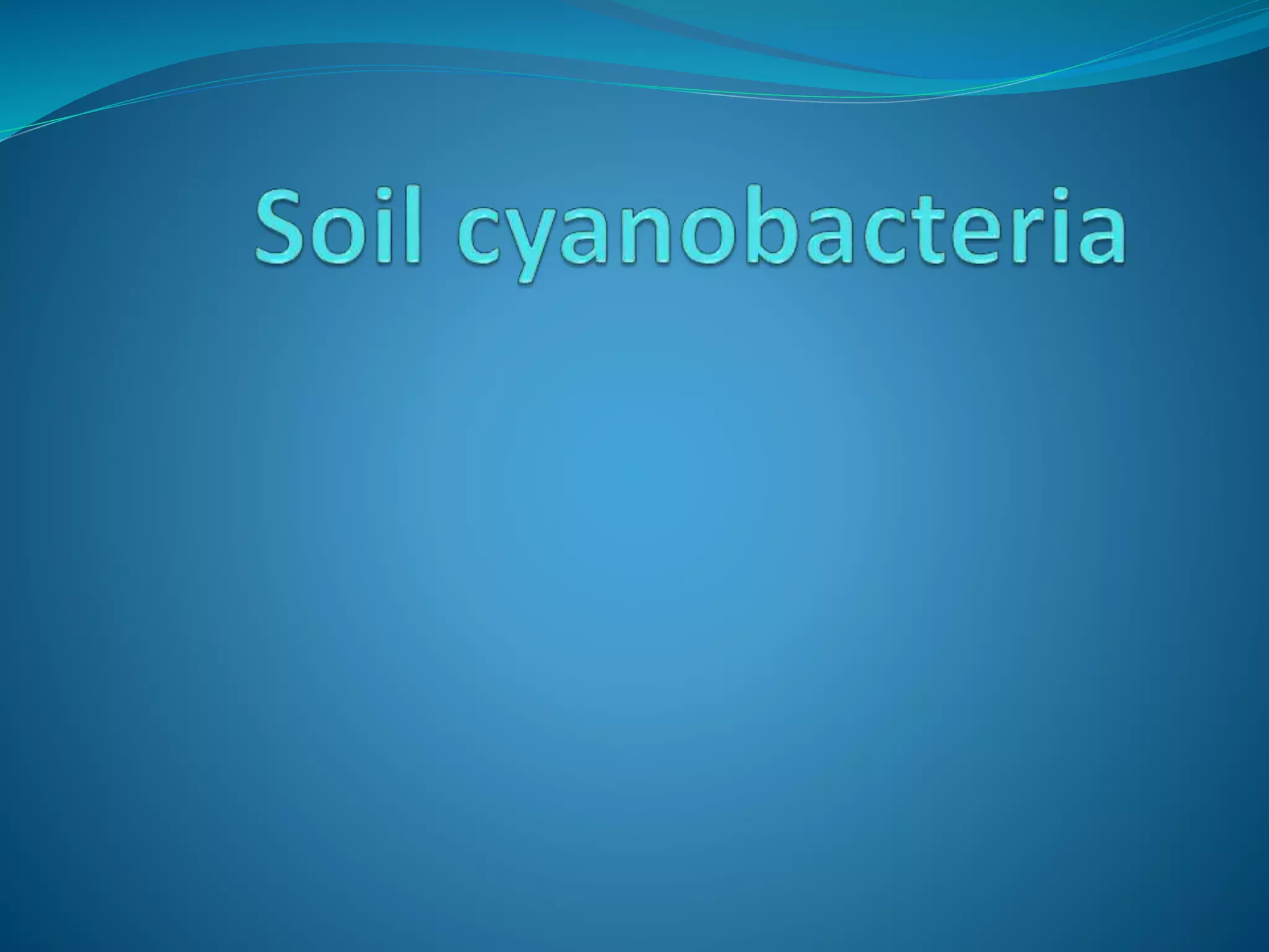 Soil cyanobacteria.ppt