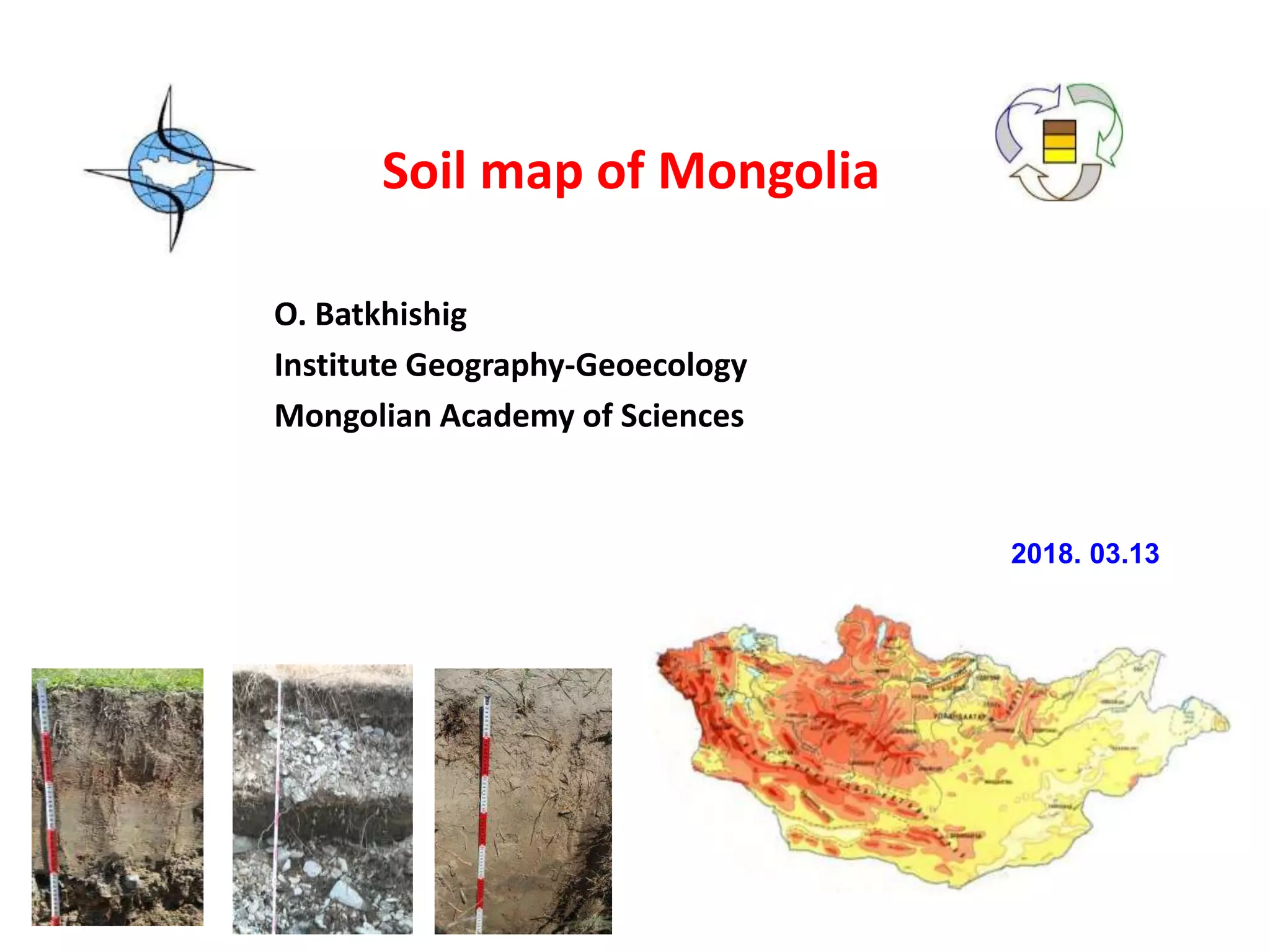 Soil map of Mongolia | PPTX