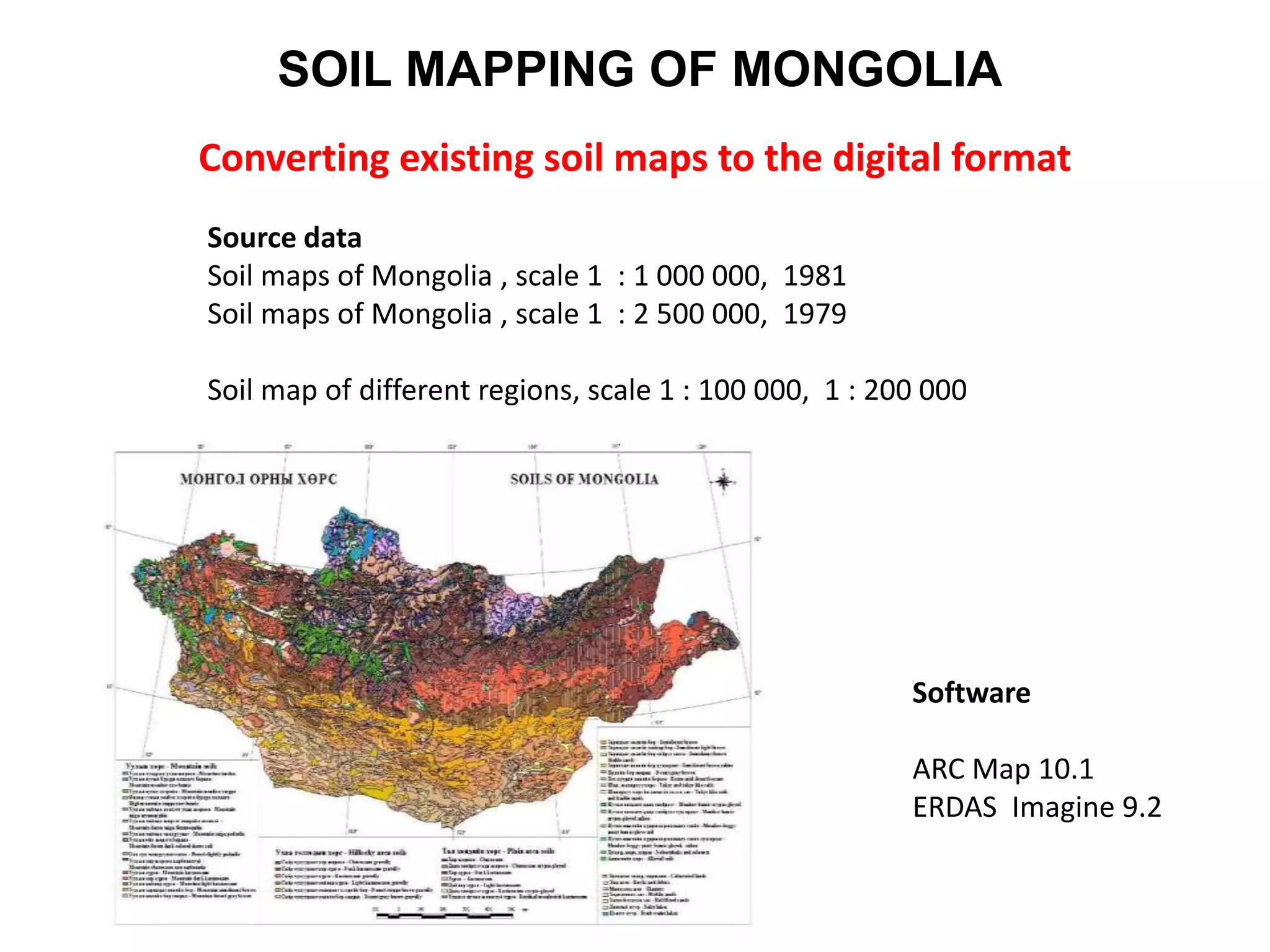 Soil map of Mongolia | PPTX