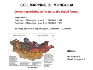 Soil map of Mongolia | PPTX