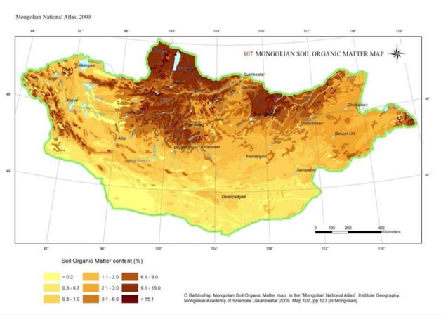 Soil map of Mongolia | PPTX | Geography | Science