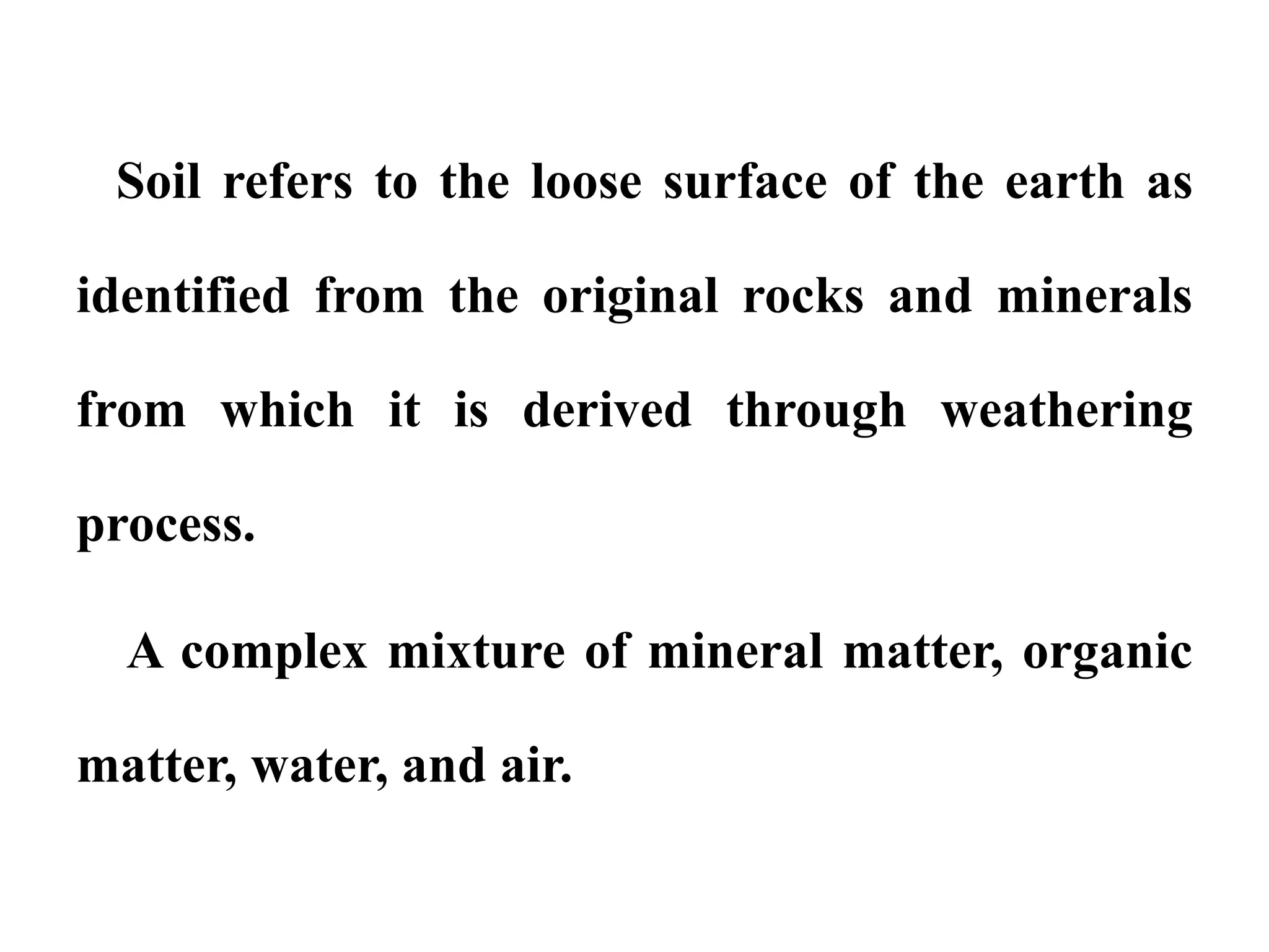 Soil definition by various authors | PPTX